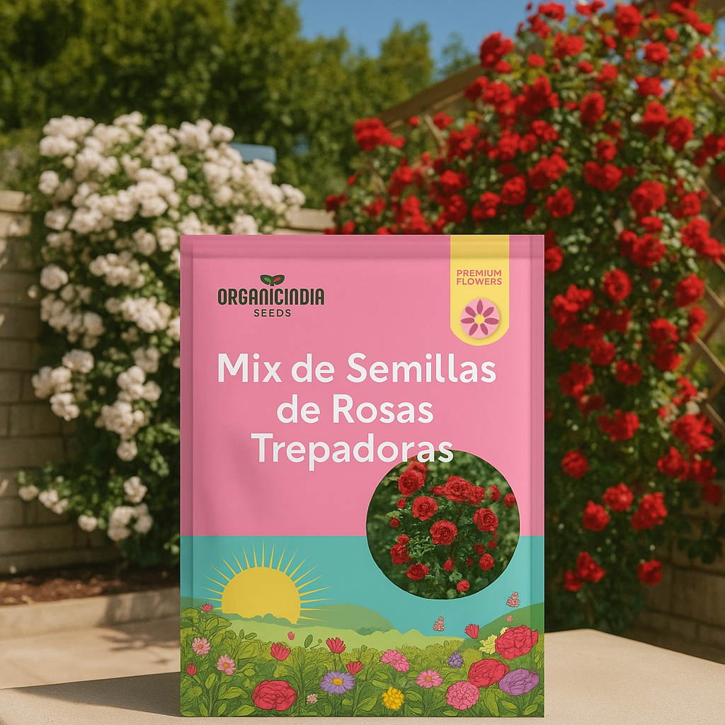 200 SEMILLAS DE ROSAS TREPADORAS + GUIA PASO A PASO PARA CULTIVAR ...